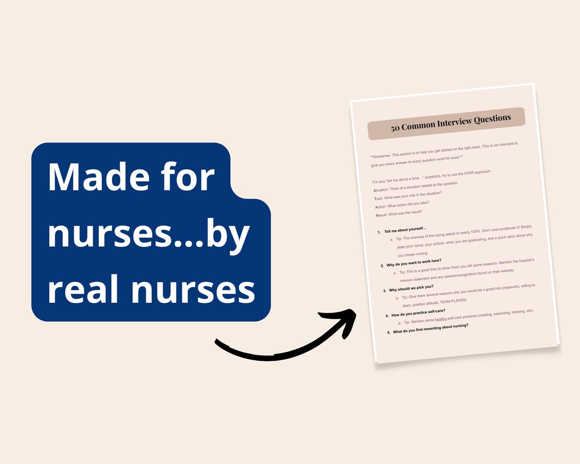 New Grad Nurse Interview Guide: Resume & Cover Letter Templates (PDF ...