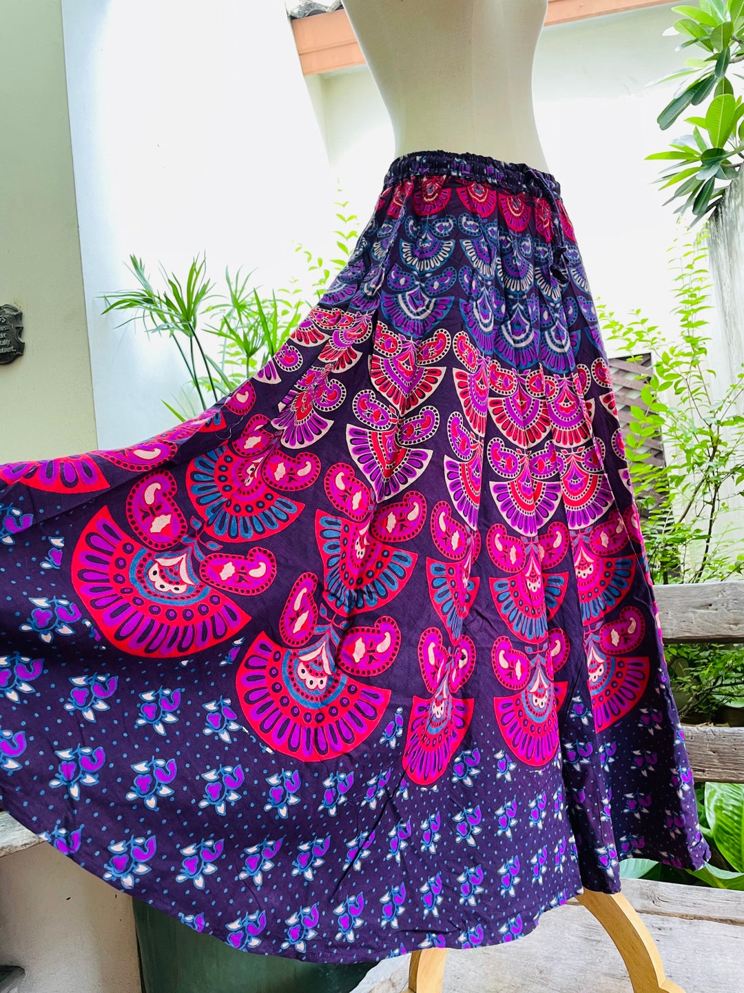 NEW Circle Cotton Long Skirt KT21-004 - Etsy
