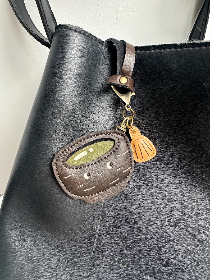 Handmade Matcha Tea Cup Keychain: Kawaii PU Leather Charm - Etsy