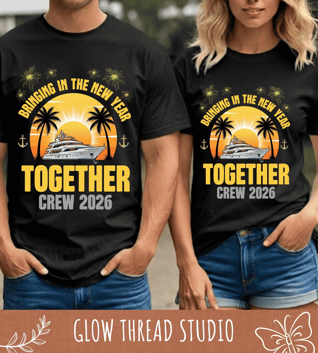 Bringing in the New Year Together Crew 2026 Unisex T-shirt, New Year ...