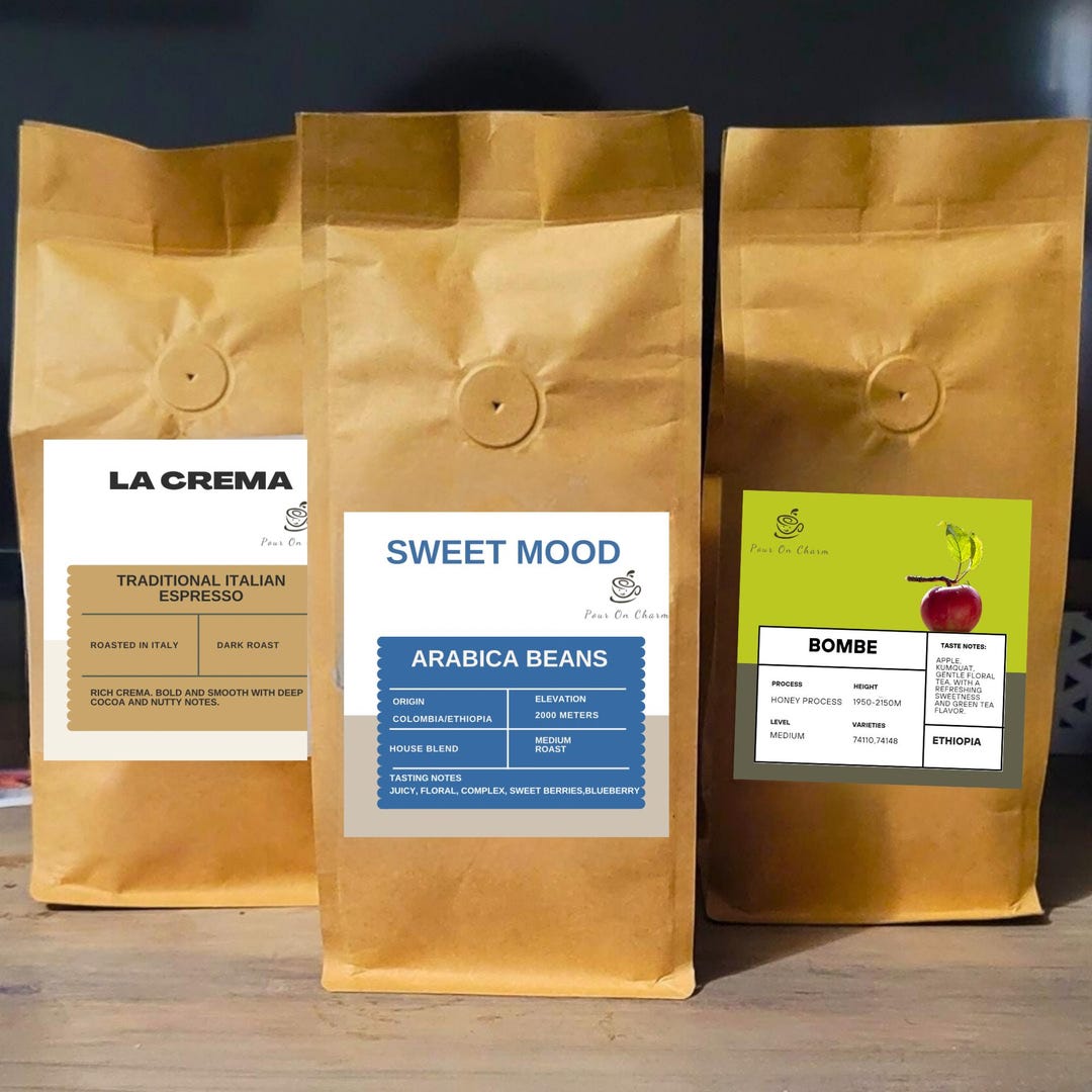 Coffee 3 Pack Sampler World Tour • Craft Roasted • Host Gift Coffee ...