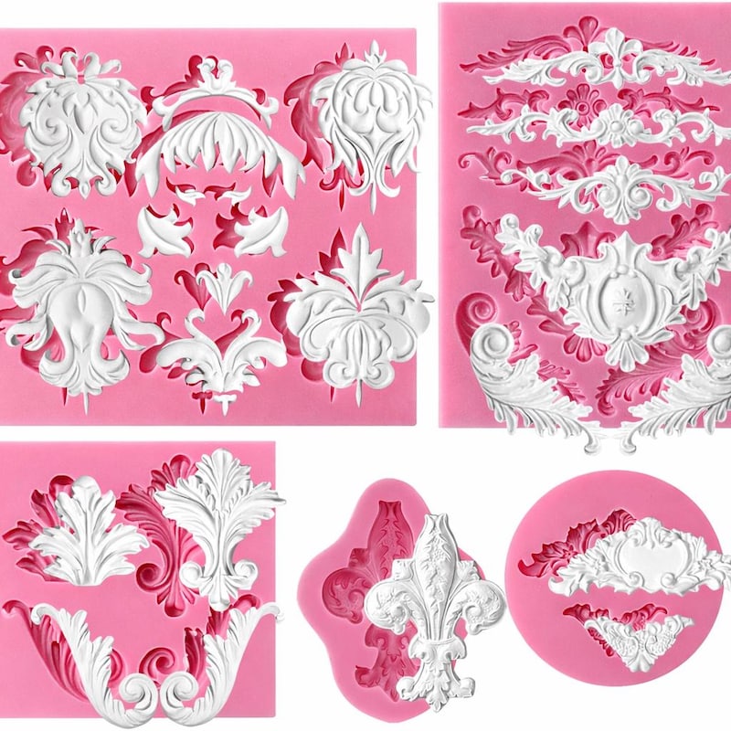 Silicone Fondant Mold Borders - Etsy