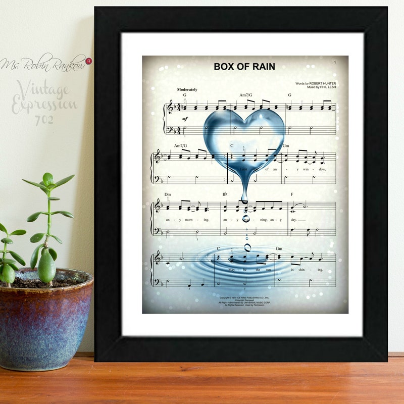 Box of Rain - Etsy
