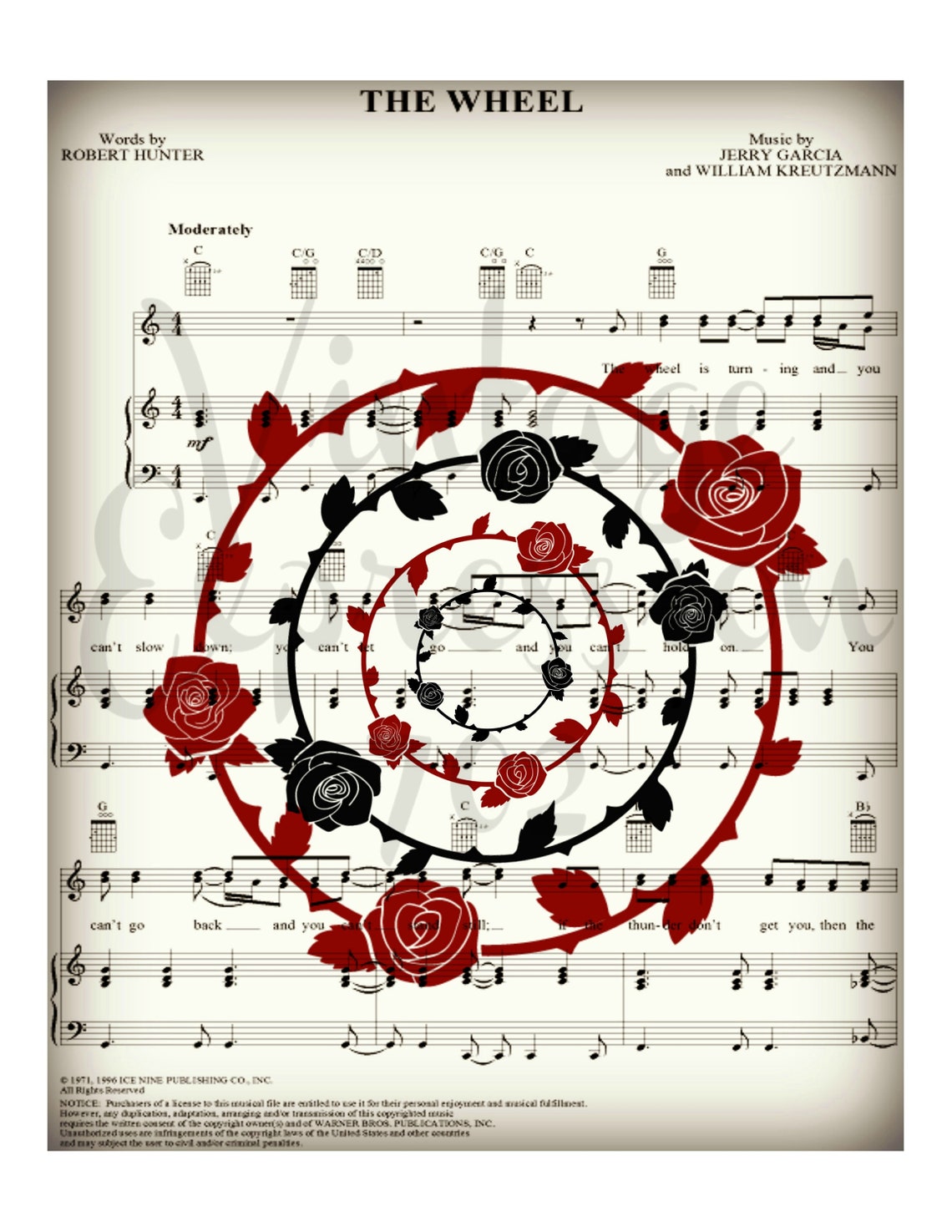 Stunning Grateful Dead The Wheel Lyrics Photos