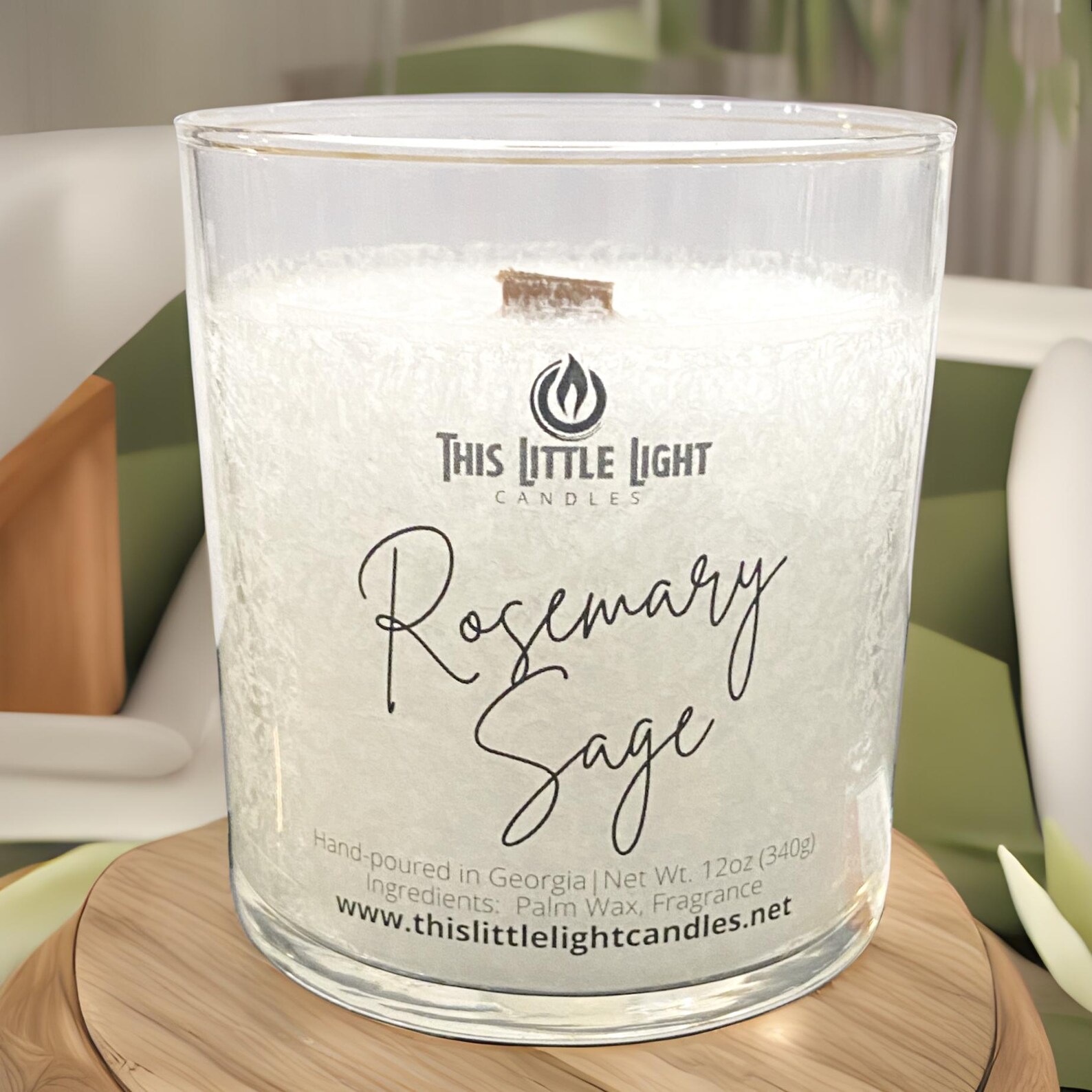 Luxury Wood Wick Palm Wax Candles | Clean-burning | Vegan Wax Candles ...