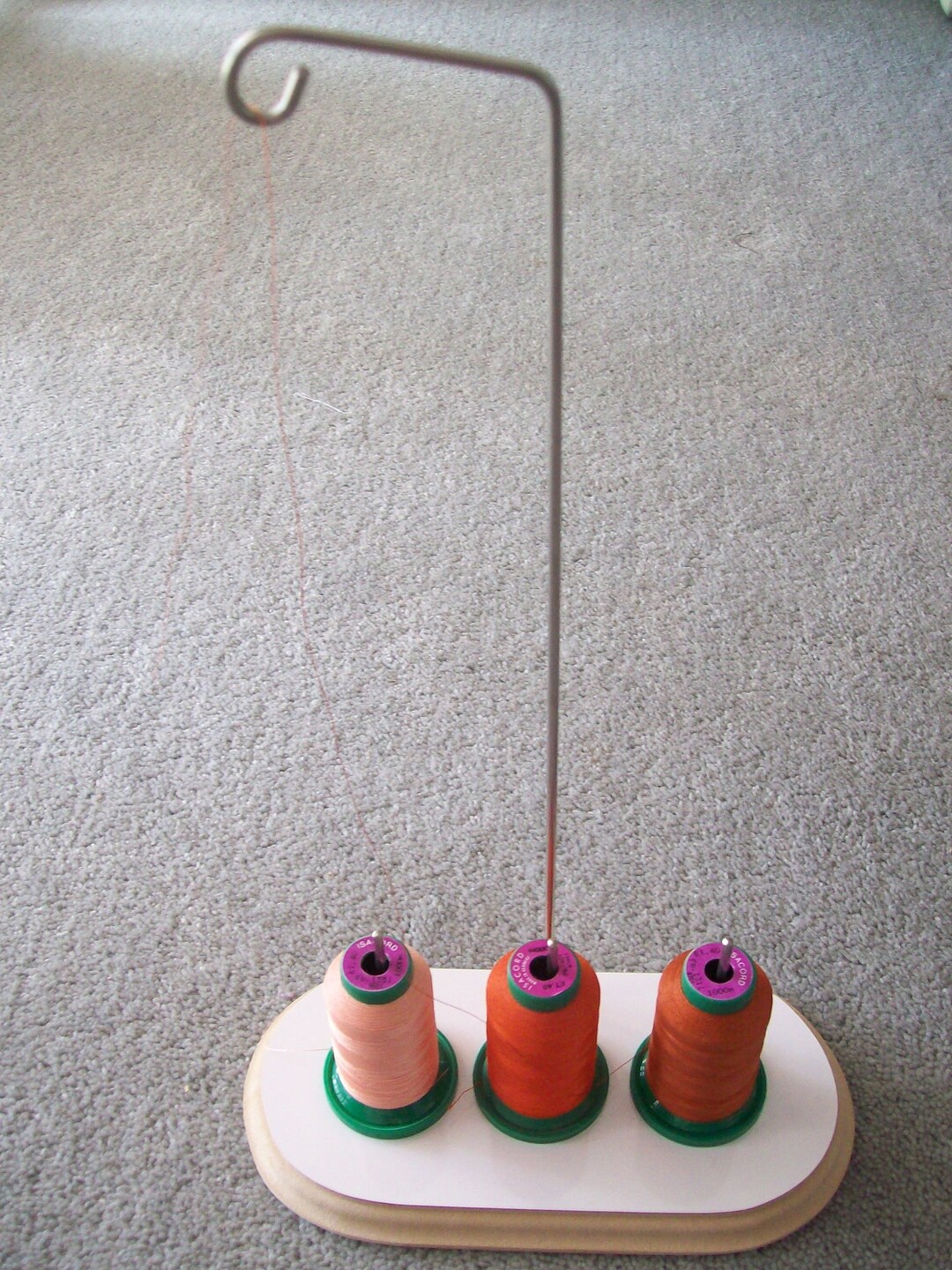 Machine Embroidery Thread Holder/stands - 3 Spools - Etsy