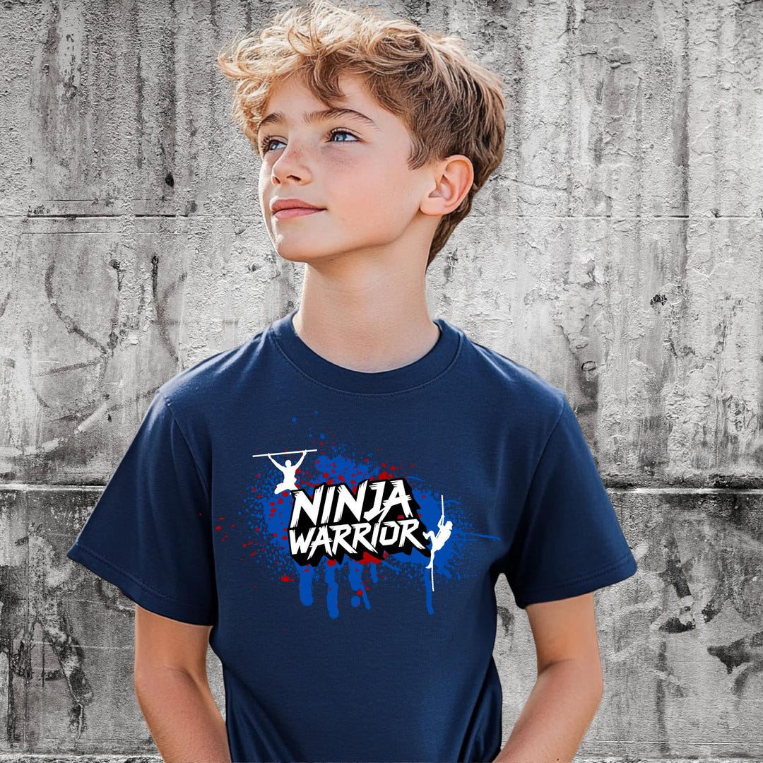 Ninja Warrior T-shirt: Rope Climb Lache Design - Etsy