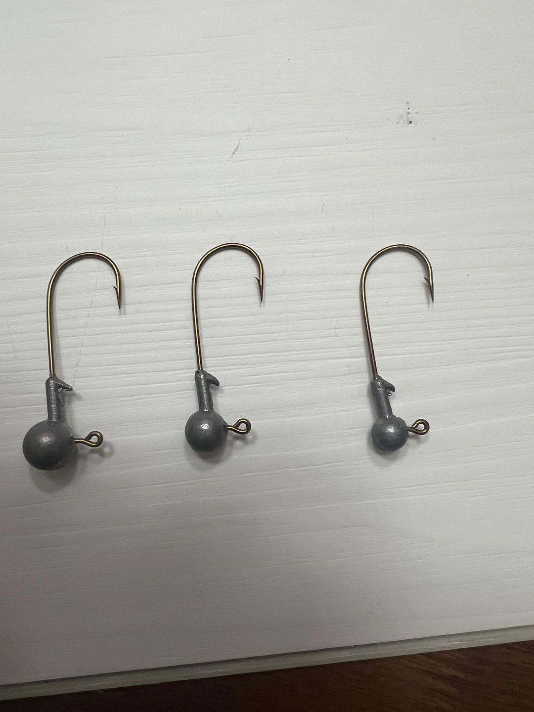 Round Head Jig With Barb, Mustad Hooks - Etsy