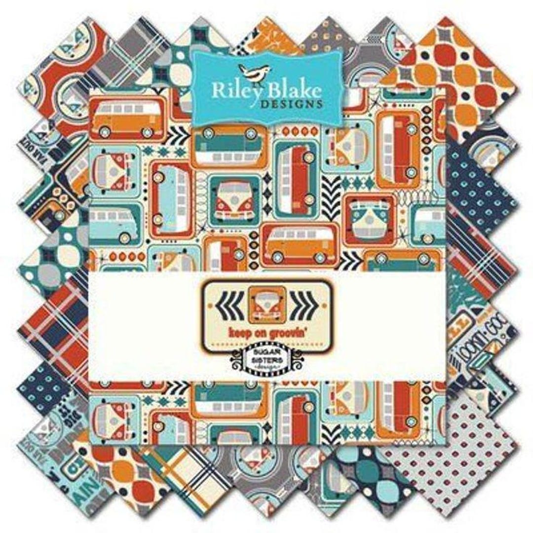 Riley Blake Designs Charm Pack - Quilting Fabric - Cotton & Precut ...