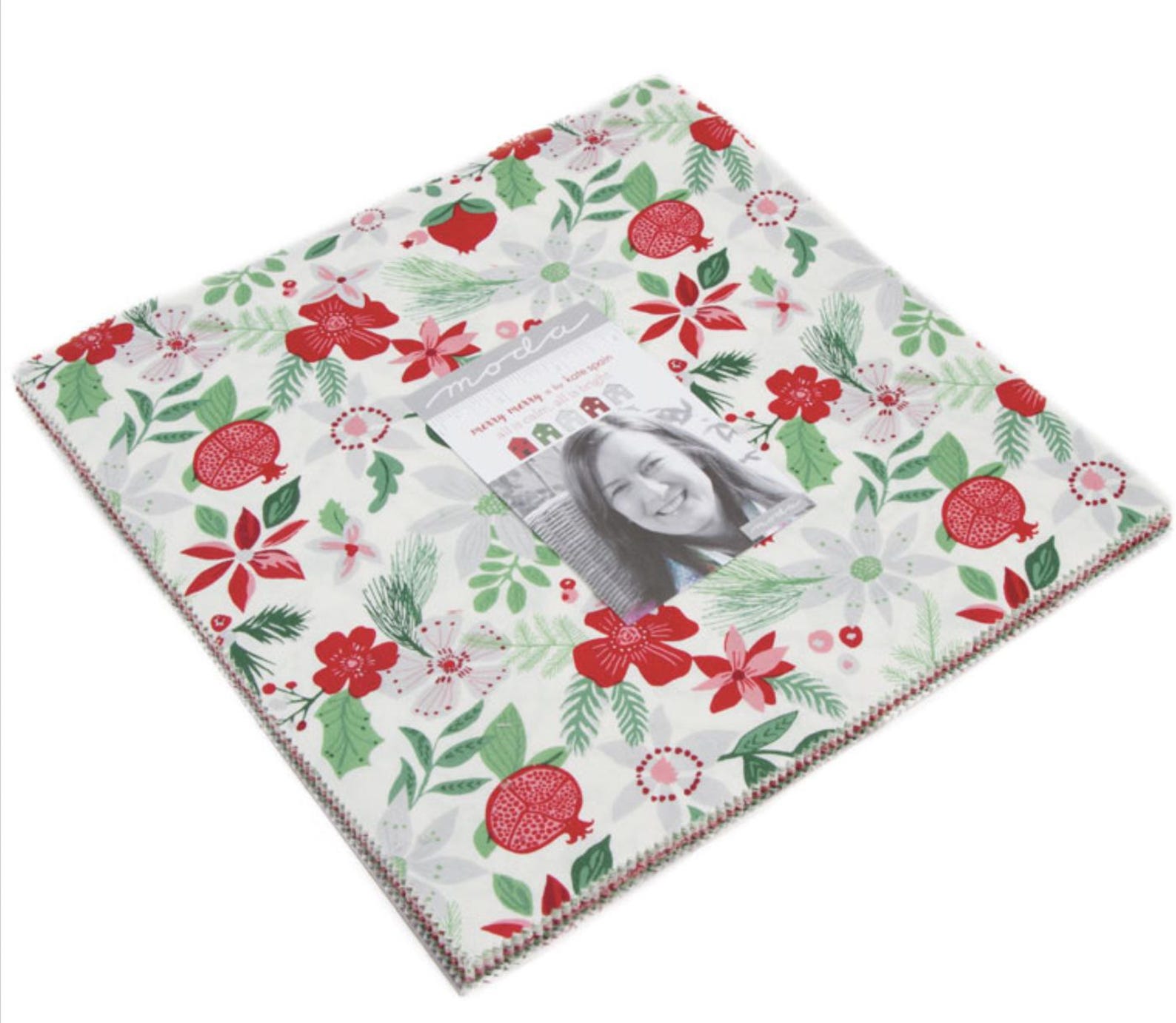 Moda Holiday Charm Pack, Layer Cake, or Yardage - Merry Merry by Kate ...