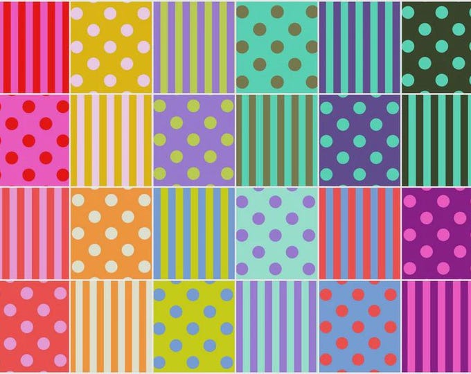 Free Spirit Charm Pack OR 4 Fat Quarter (polka Dot) - Tula Pink All ...
