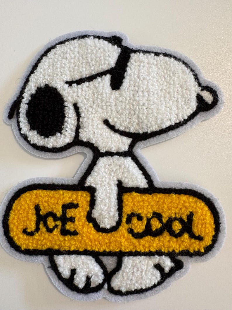 Extra Large Embroidered Patch - Peanuts Snoopy *sew on Only - Etsy