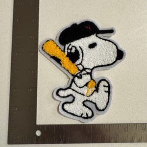 6 IN X 5 IN Large Embroidered Patch - Peanuts Snoopy *sew on Only - Etsy