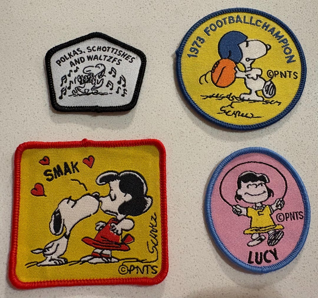 Peanuts Snoopy Embroidered Patches **sew on ONLY - Etsy