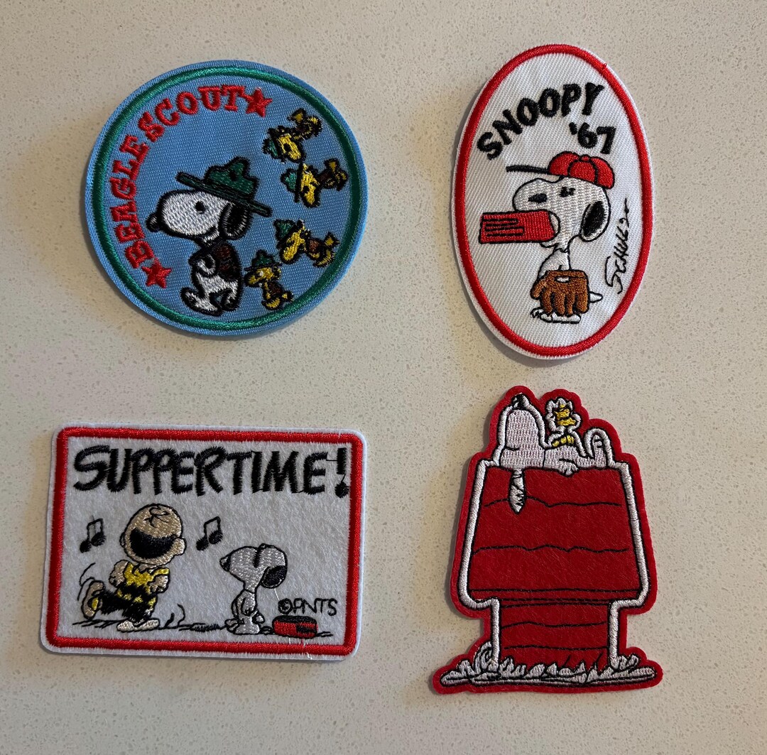 Peanuts Snoopy Embroidery Patches *iron on or Sew On - Etsy