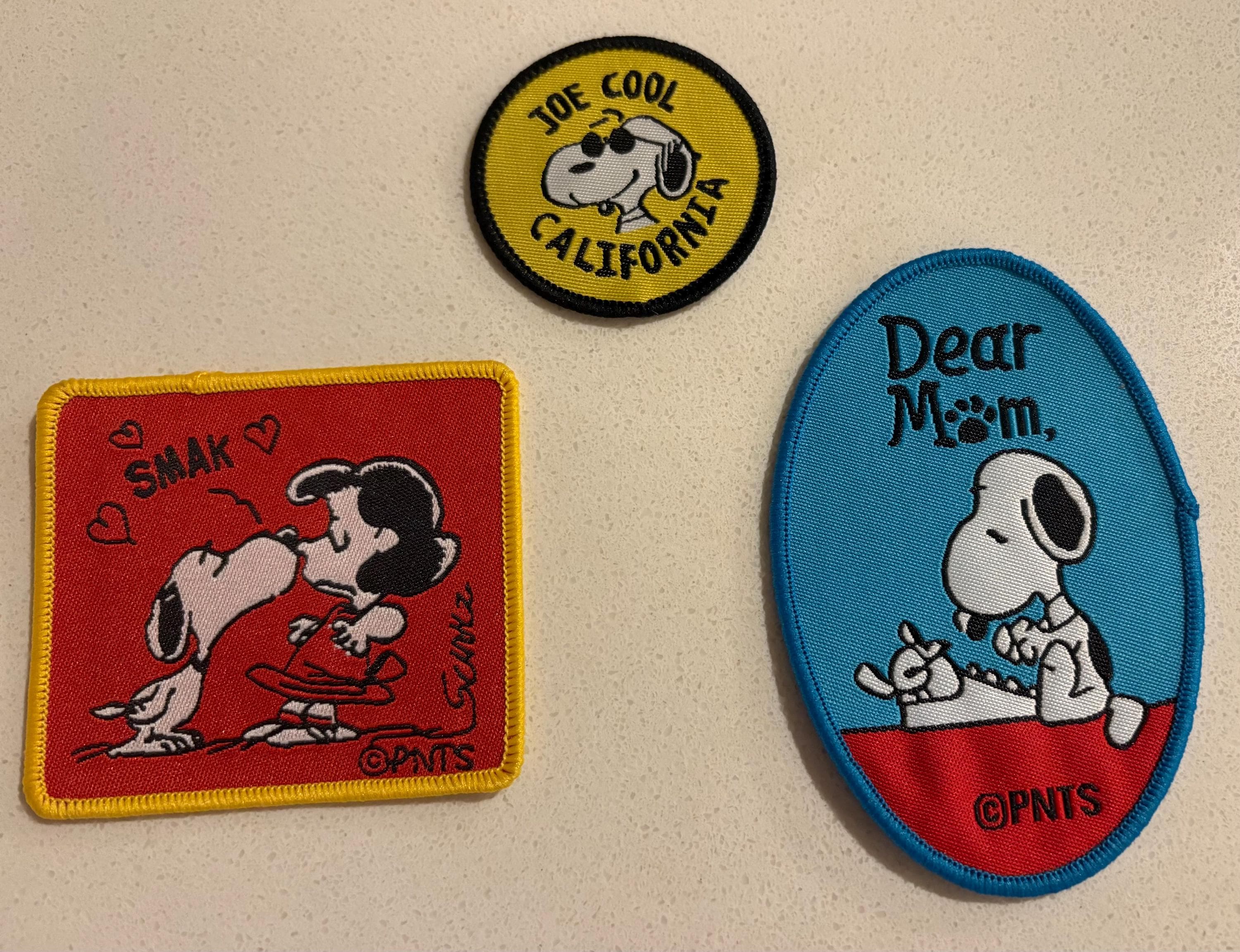 Set of 3 - Peanuts Snoopy Embroidered Patches **sew on ONLY - Etsy