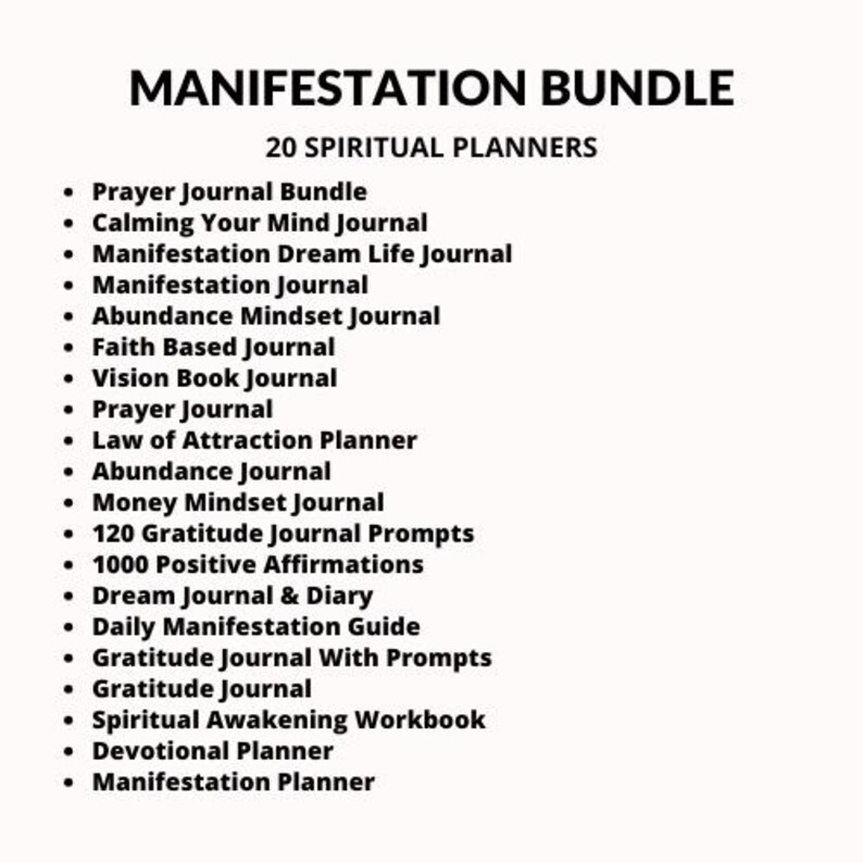 Canva Template Manifestation Bundle for Spiritual Entrepreneurs ...