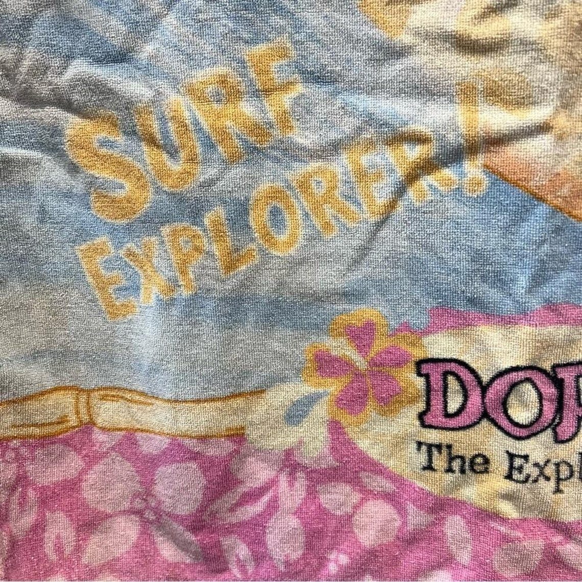 Vintage Dora the Explorer Bahamas Beach Towel Kids Cartoon Nickelodeon ...