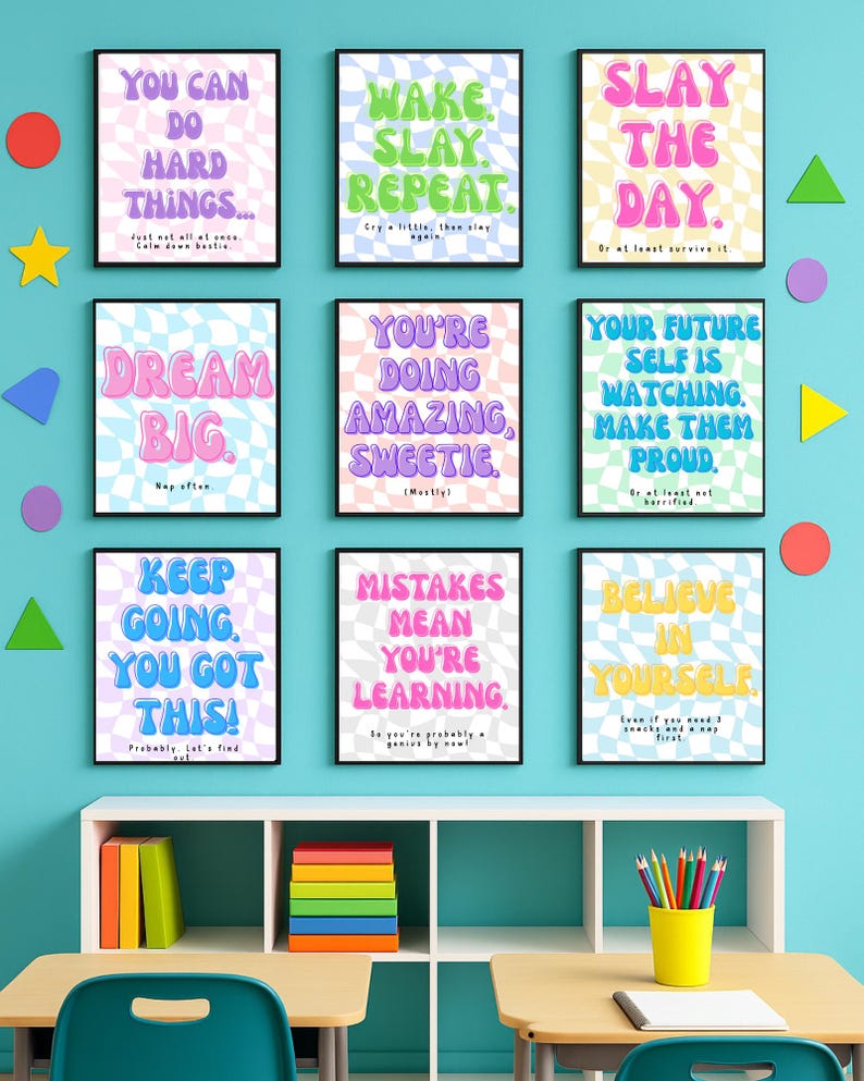 Snarky Motivational Posters | Printable Wall Art for Classrooms & Teens ...