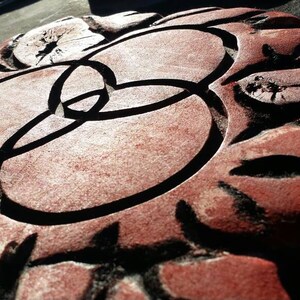 Led Zeppelin Symbol, John Bonham, Original Art, Handmade, Painted Wood ...