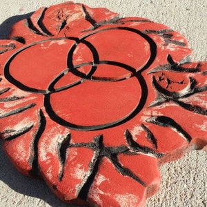 Led Zeppelin Symbol, John Bonham, Original Art, Handmade, Painted Wood ...