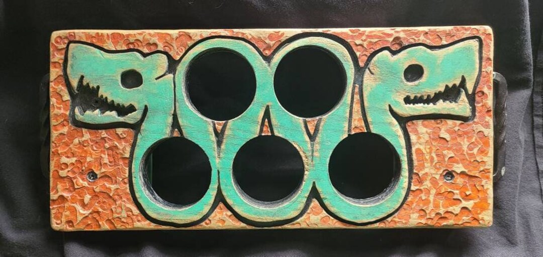 Aztec Serpent Wooden Beer Flight Drink Server, or Wall Art, Handmade ...