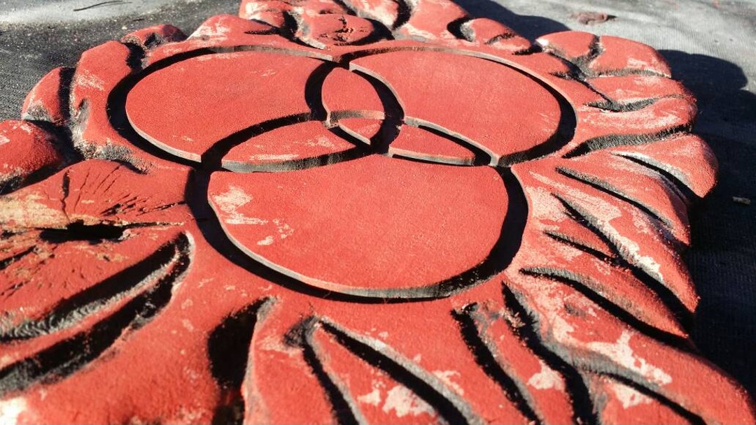 Led Zeppelin Symbol, John Bonham, Original Art, Handmade, Painted Wood ...