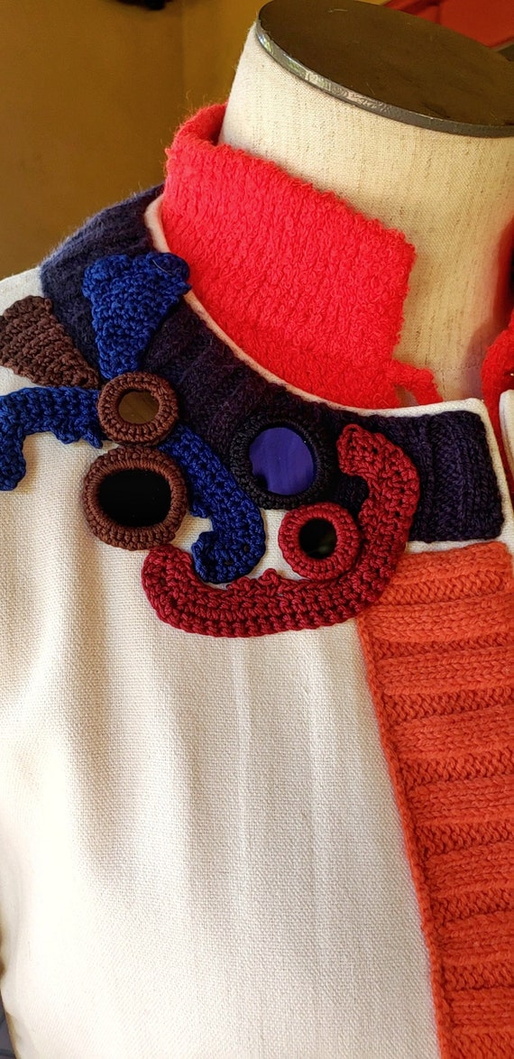 Early 00's Prada Jacket Cute Boho Fabric Arts Style J… - Gem