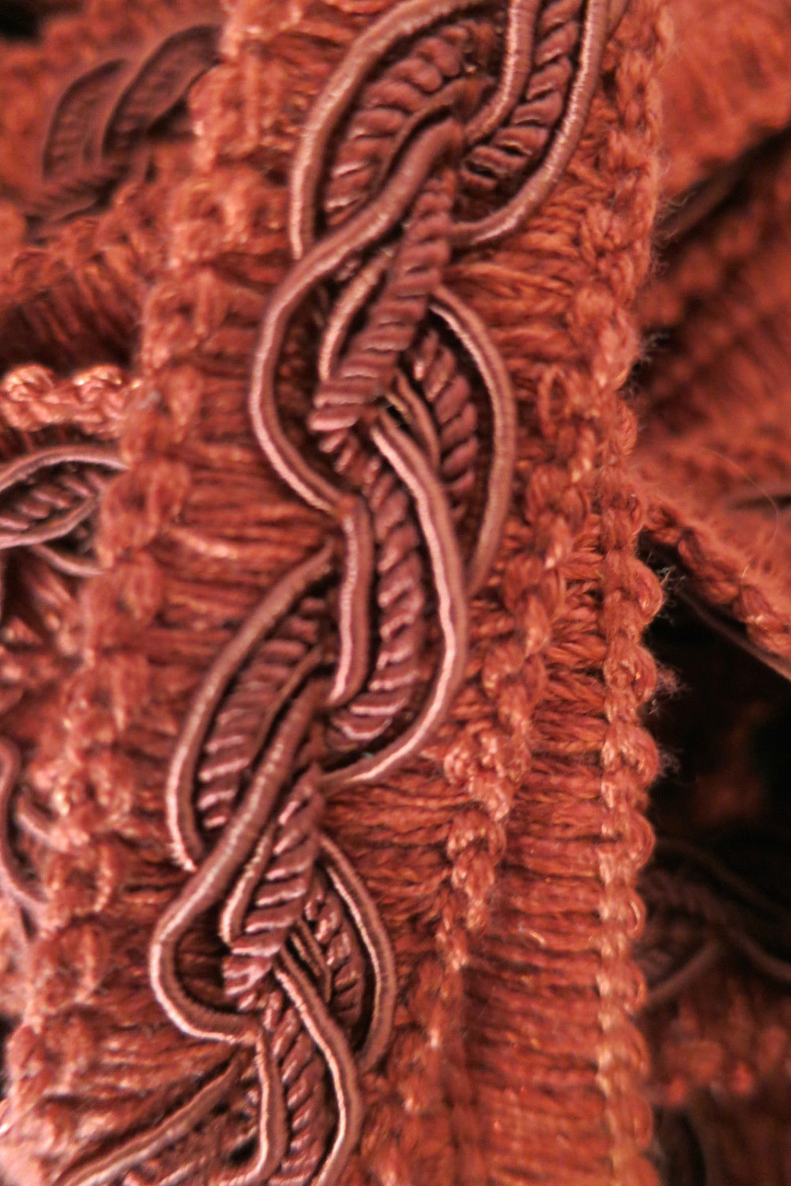 High End European Gimp Trim Burgundy Trim 35.5 Yards Cotton - Etsy