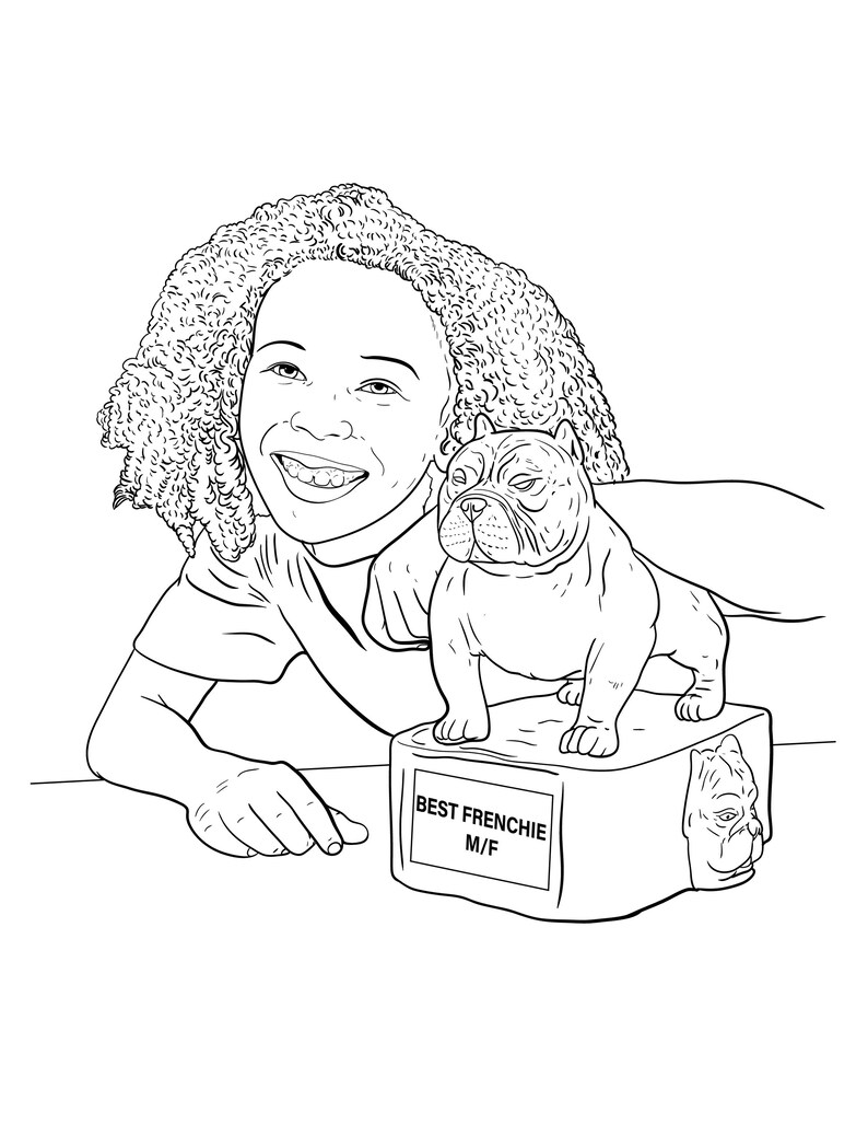 Your Picture to Custom Vector Line Art, Black and White 10hrs Turn ...