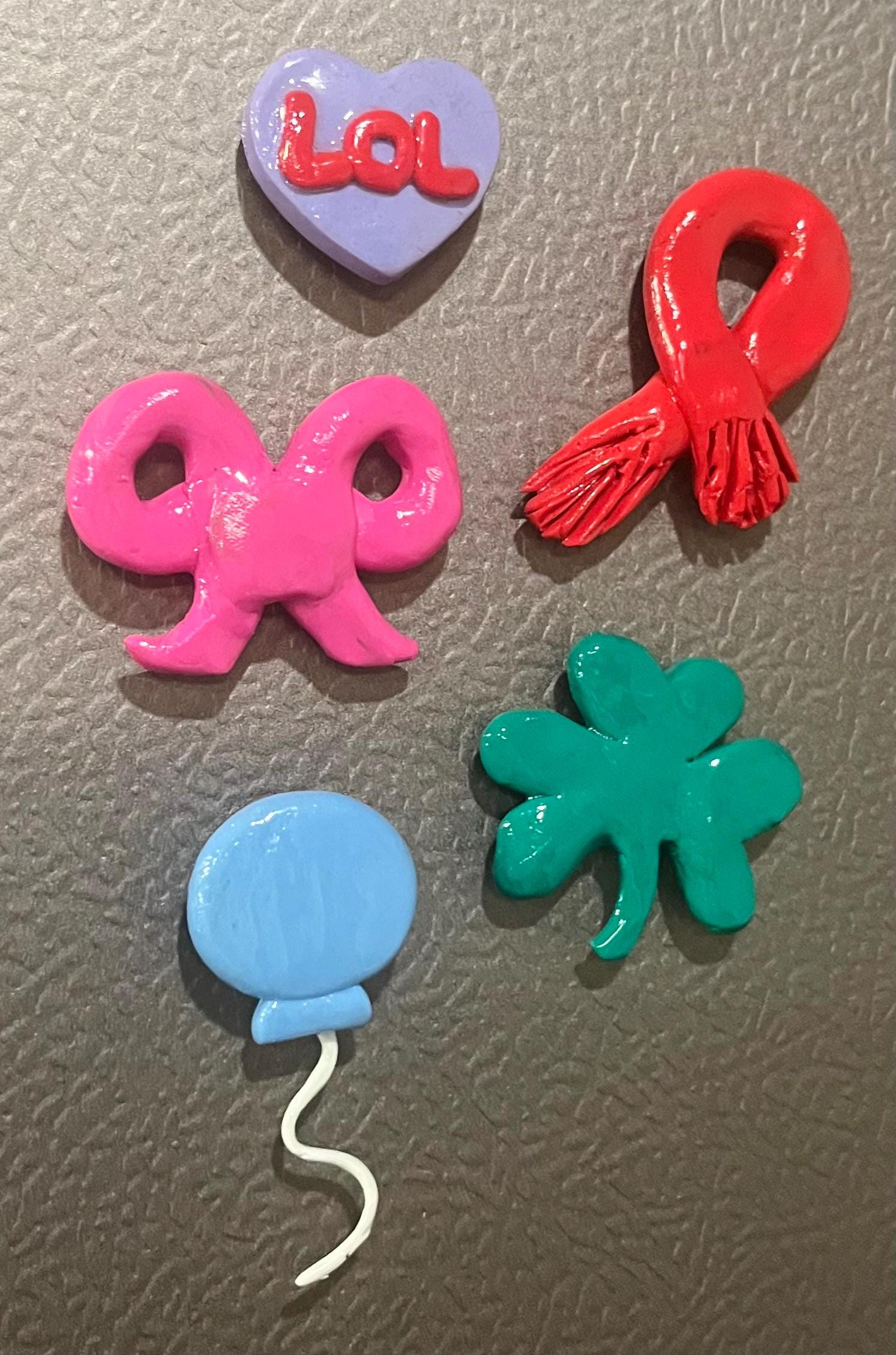 Handmade Clay Magnets (pick 3) - Etsy