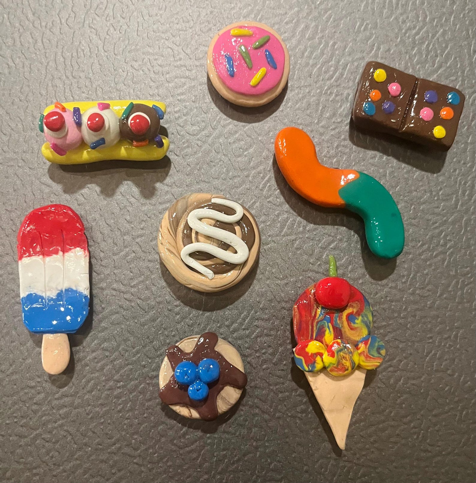 Handmade Clay Magnets (pick 3) - Etsy