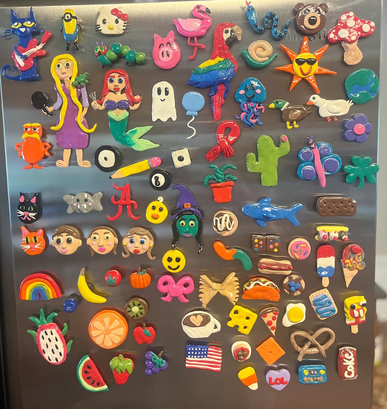 Handmade Clay Magnets (pick 3) - Etsy