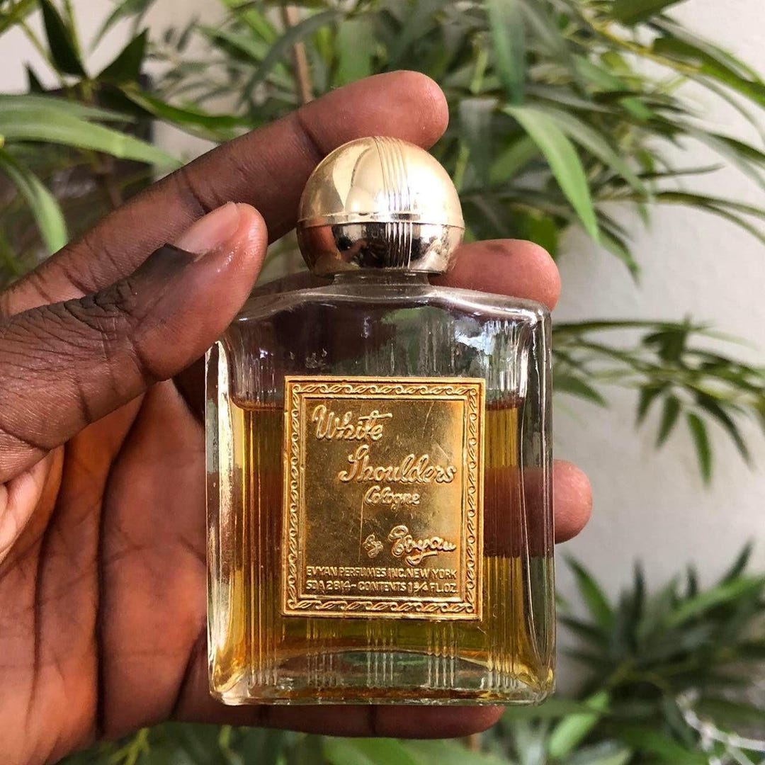 Authentic VINTAGE 1950s / 1960s White Shoulders Evyan Cologne Splash 1 ...