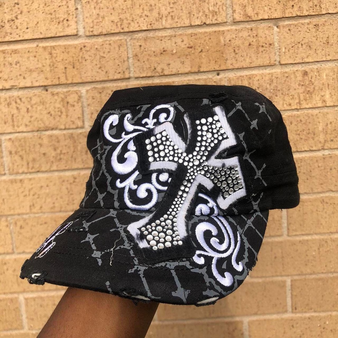 Y2K Whimygoth Grunge Mcbling Bimbo Embellished Rhinestone Bedazzled ...