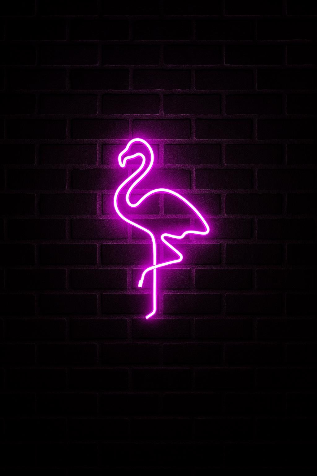 Neon Flamingo Sign – LED Wall Decor, Aesthetic Room Light(16х10 Inches ...