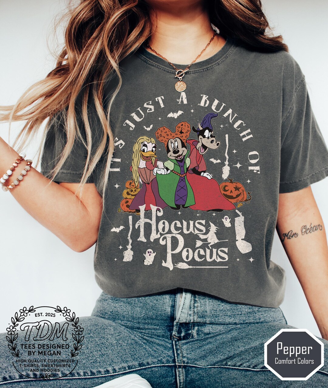 Vintage Disney Halloween Hocus Pocus Shirt, Mickey and Friends ...