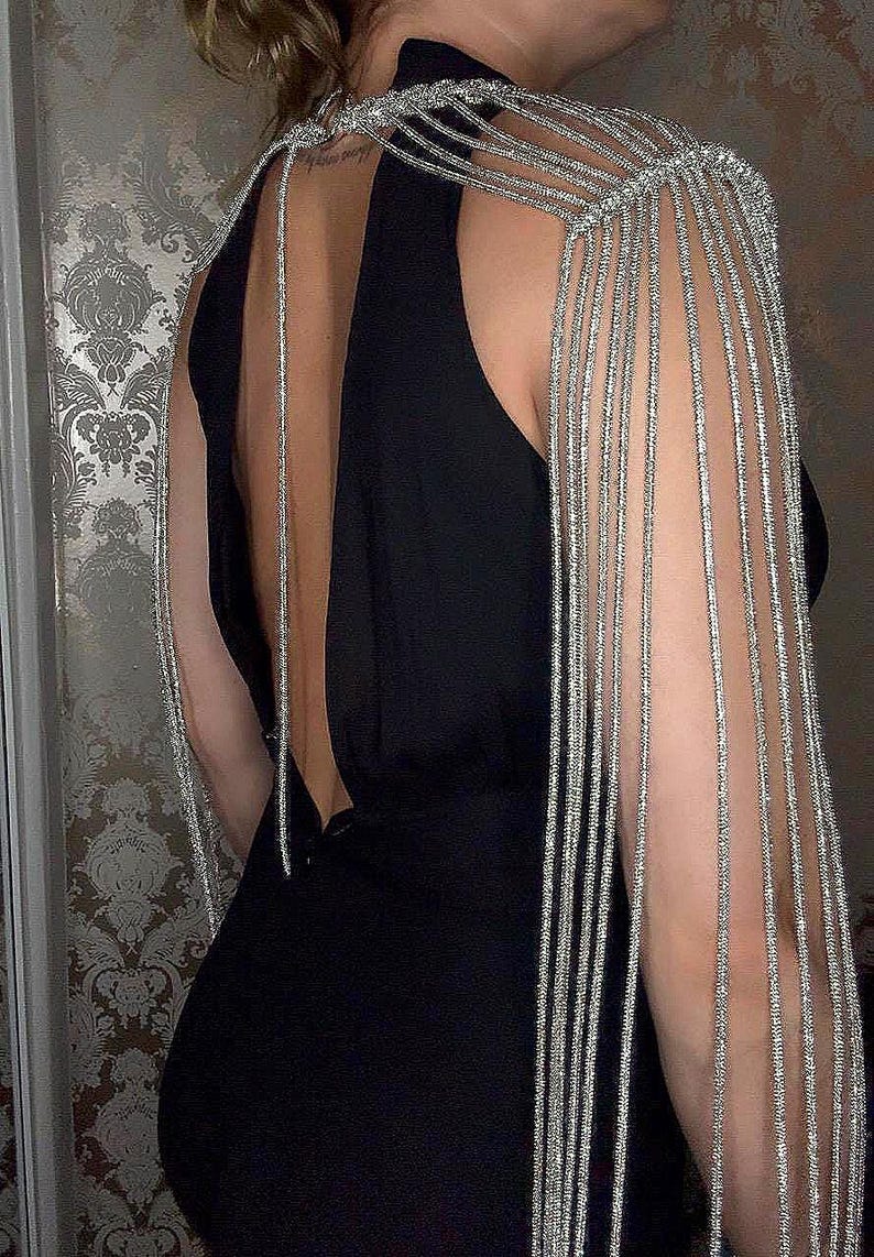 Hussar Shoulder Pads "aries" Macrame Epaulet Handmade Shoulder Jewelry ...