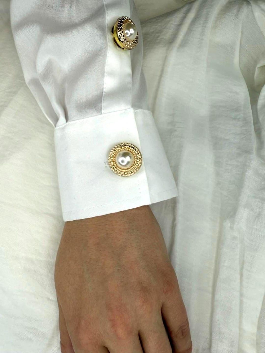Buttons Buttons Cover Gold Button Covers Pearl Buttons for Clothing ...