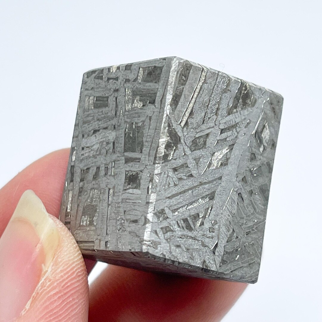 74.4g Meteorite Slice, Natural Muonionalusta Etched Etched Iron ...