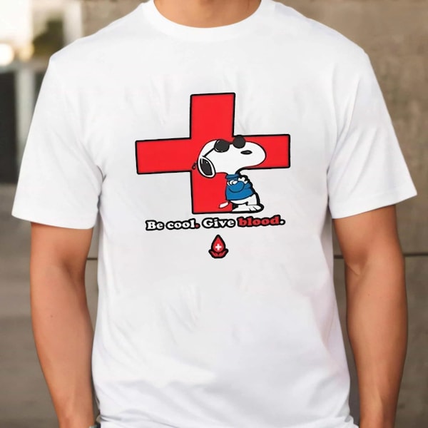 Snoopy Blood Donation Shirt - Etsy