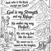 2 Samuel 22:32–34 Bible Verse Coloring Page | Scripture Printable | God ...