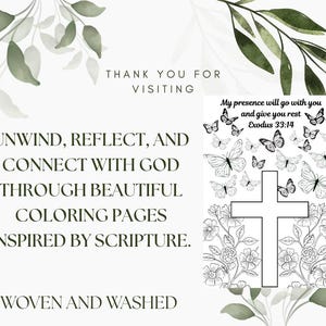 Exodus 33:14 Scripture Coloring Page – “my Presence Will Go With You ...