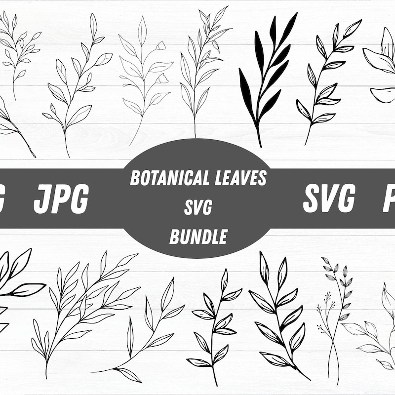 Leaves Svg - Etsy