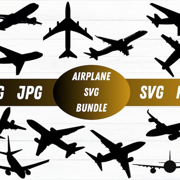 Plane Svg - Etsy
