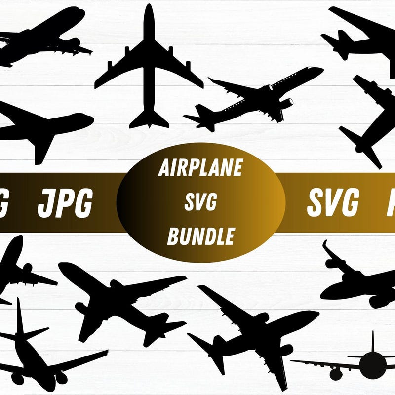 Plane Svg - Etsy