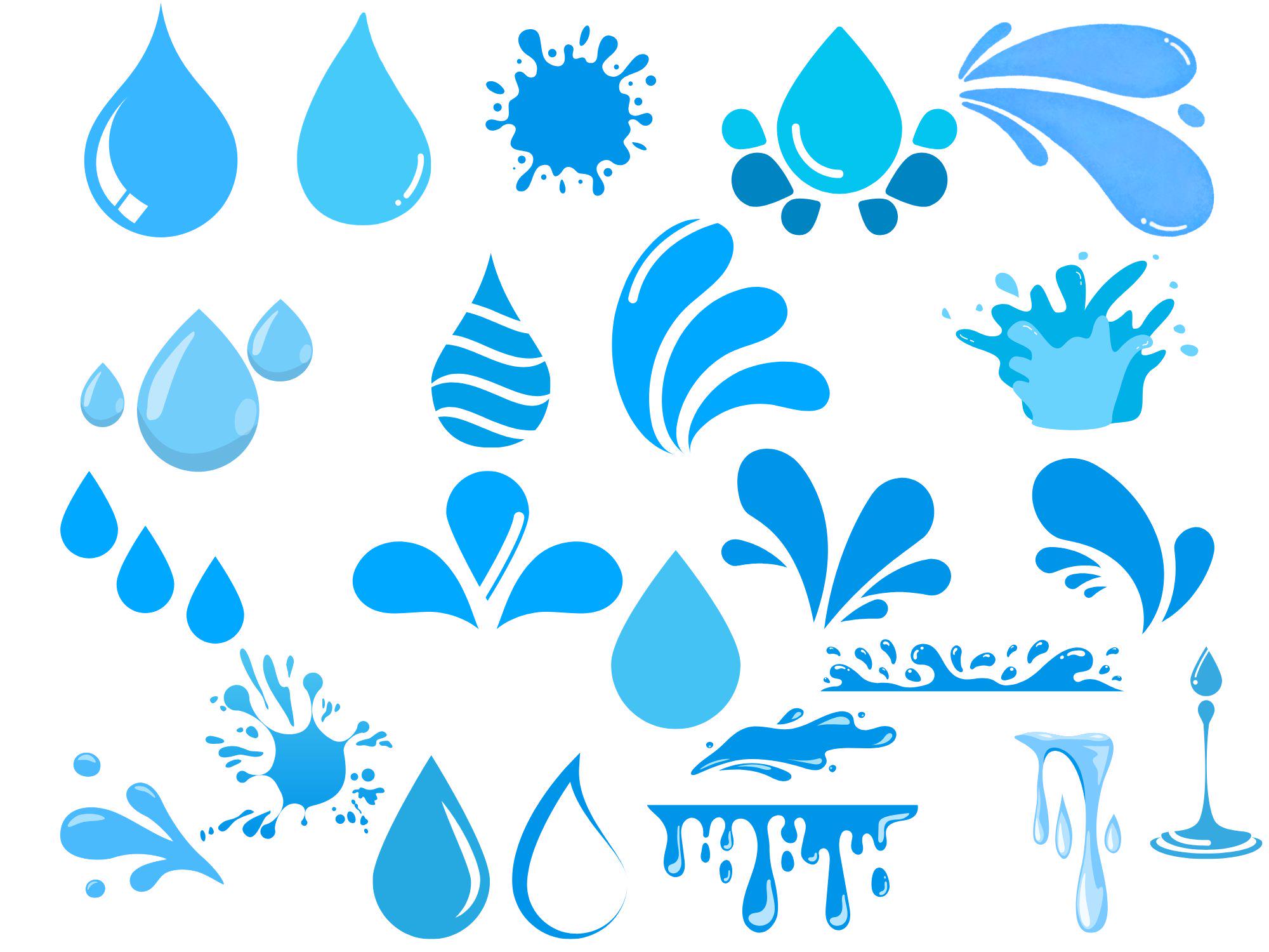 Water Drops Svg, Splash Svg, Water Svg, Rain Drops Svg, Raining Svg ...