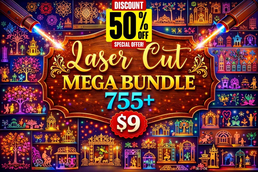 Ultimate Laser Cut Mega Bundle, 755+ Designs (instant Download) - Etsy