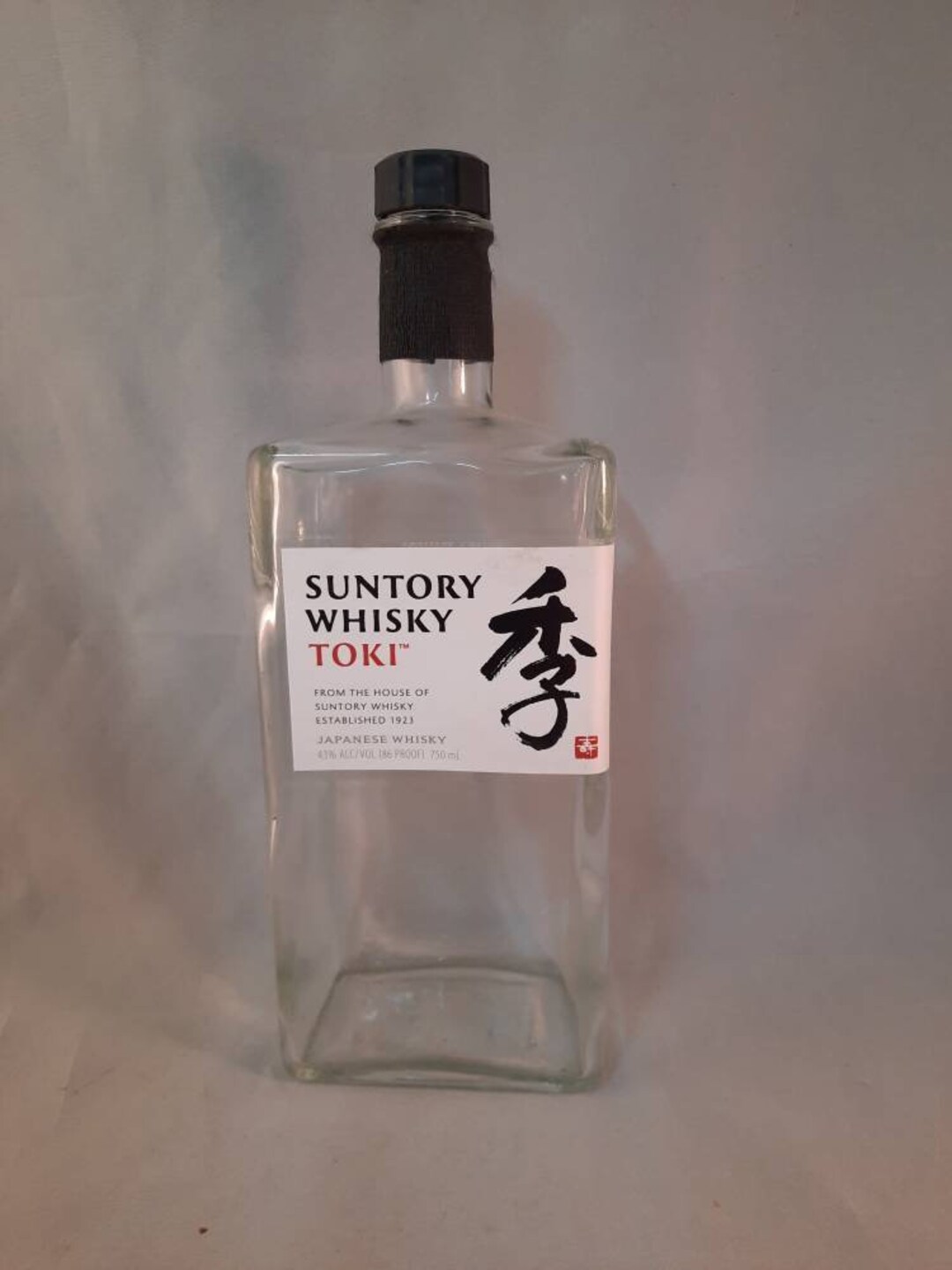 Empty 750ml Suntory Toki Bottle - Etsy