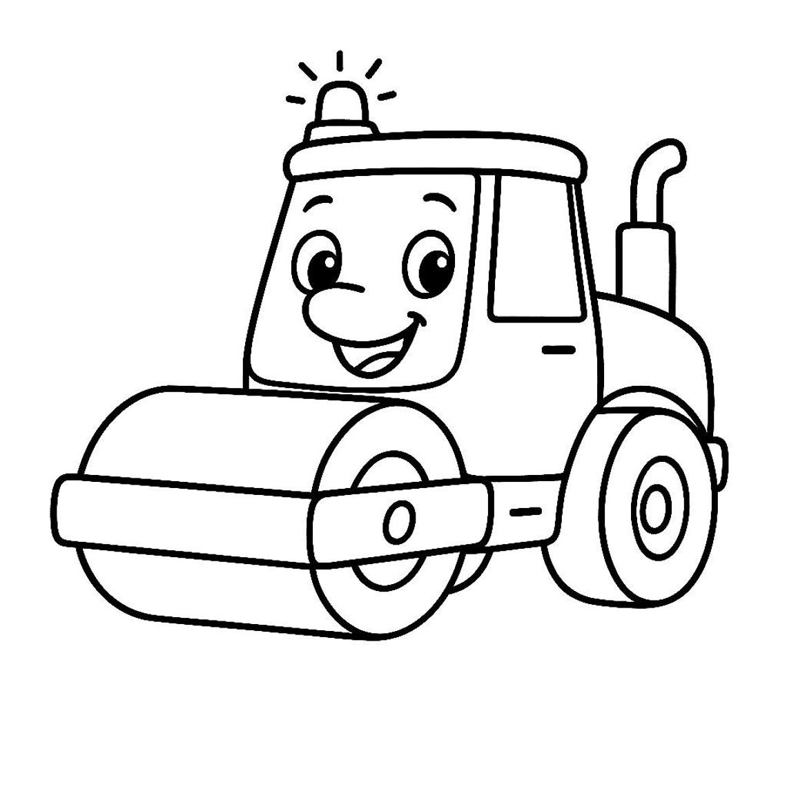 Construction Vehicles Coloring Book for Kids Ages 3–5 – 22 Printable ...